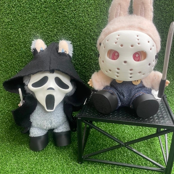 Toys | Scary Movie Ghostface Jason Labubu Outfit Bundle | Poshmark